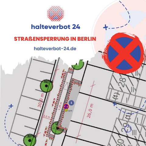 Erstellung Verkehrszeichenplan - Halteverbot-24 Ihre Halteverbotsschilder